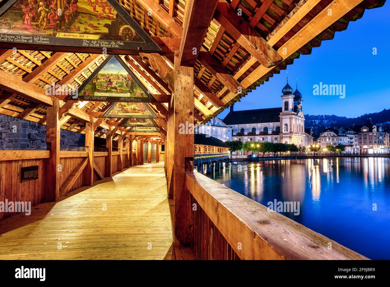 Chapel bridge paintings hi-res stock photography and images - Alamy