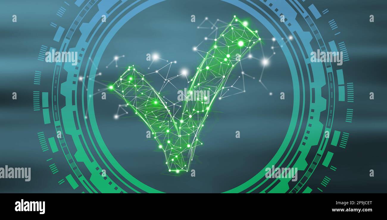 Illustration of a validation concept Stock Photo - Alamy