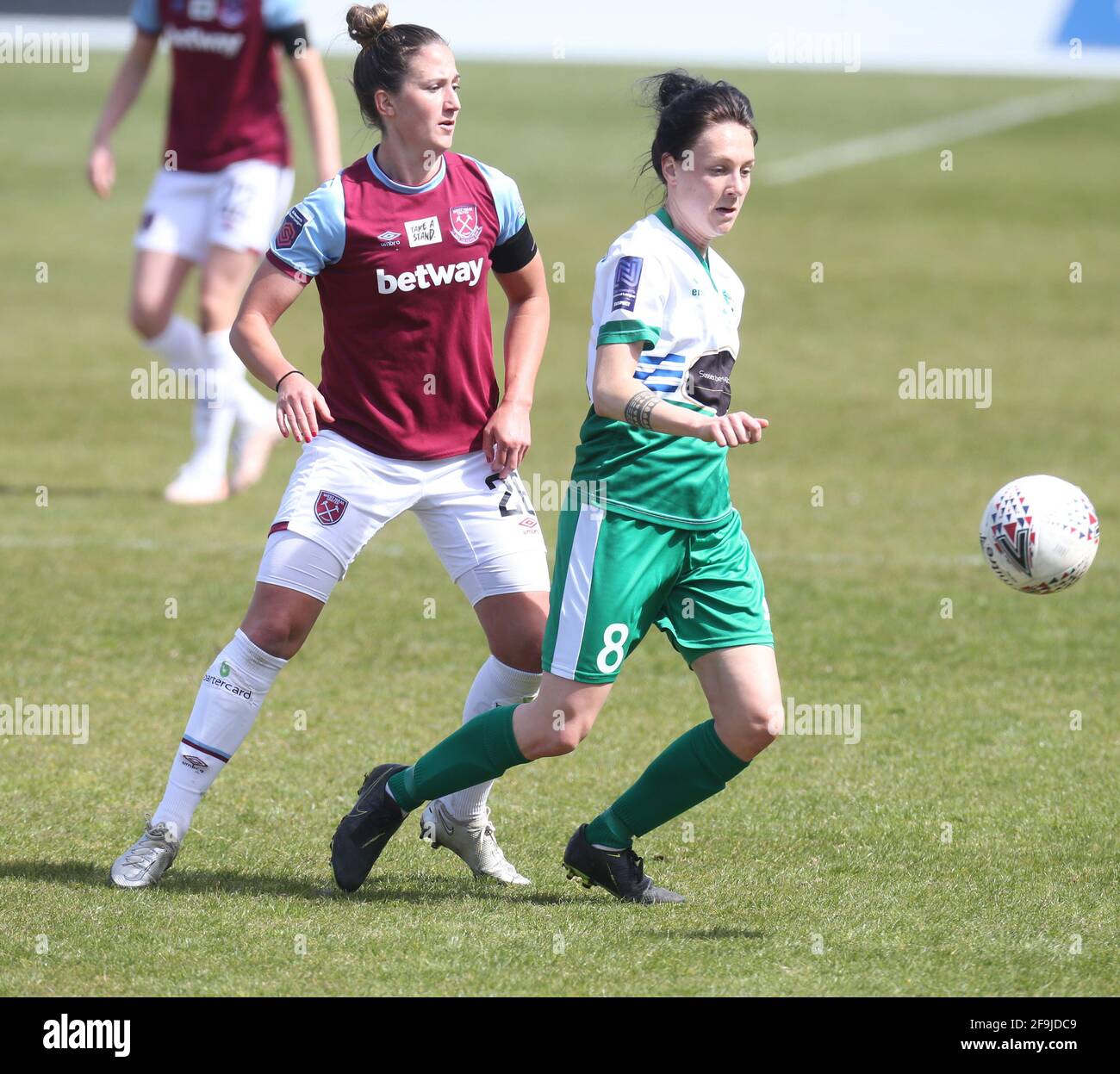 DAGENHAM, ENGLAND - APRIL 18: Gemma Simmonds of Chichester and Selsey ...