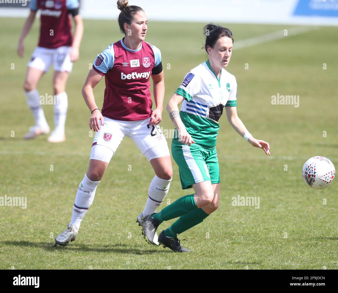 DAGENHAM, ENGLAND - APRIL 18: Gemma Simmonds of Chichester and Selsey ...