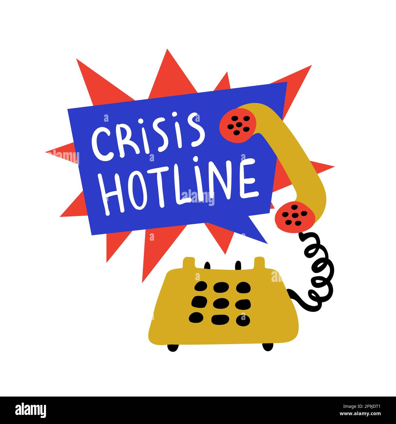 Yellow call help sign Stock Vector Images - Alamy