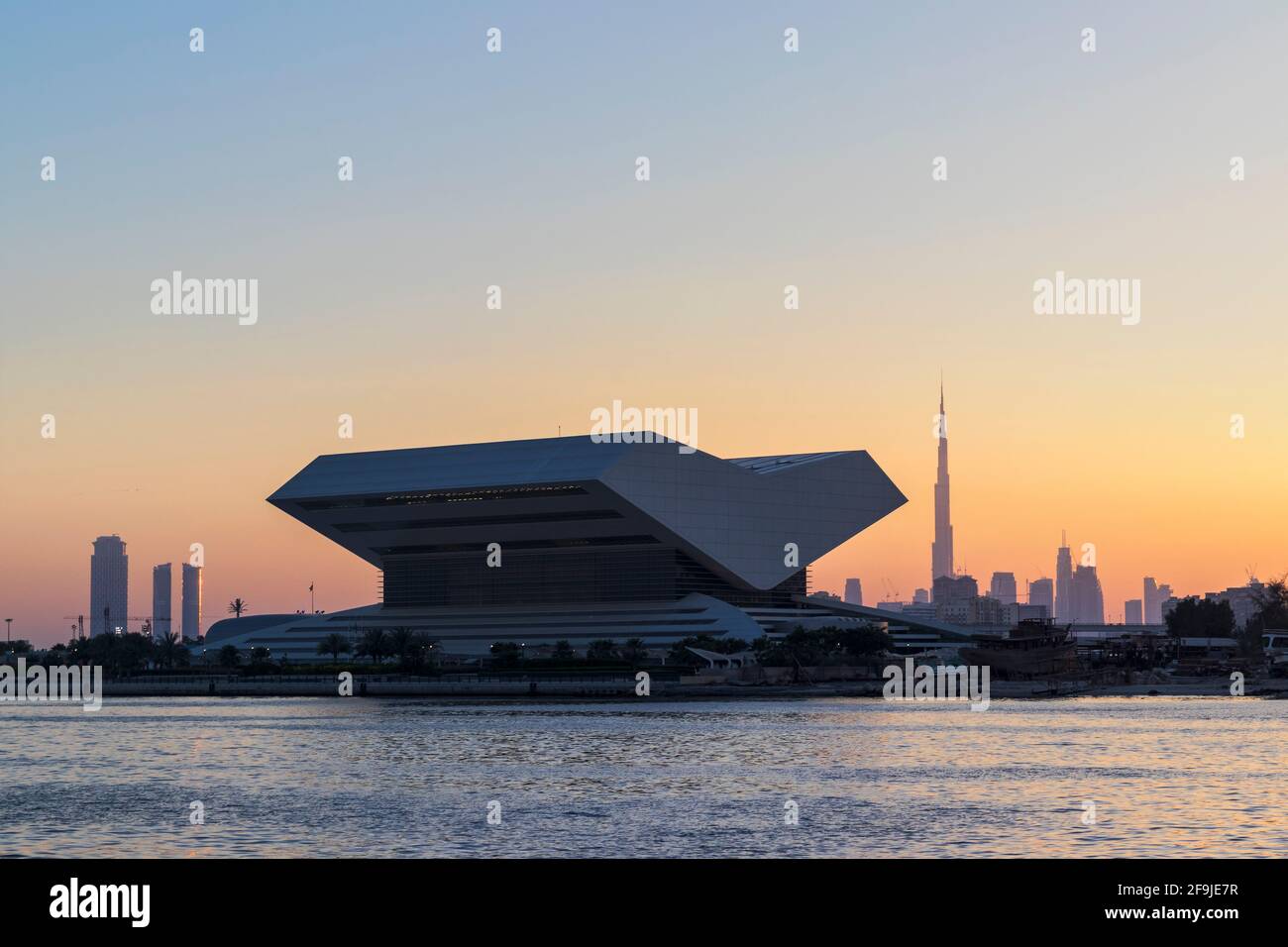 Dubai, UAE - 04.17.2021 New building of Sheikh Muhammad Bin Rashid ...