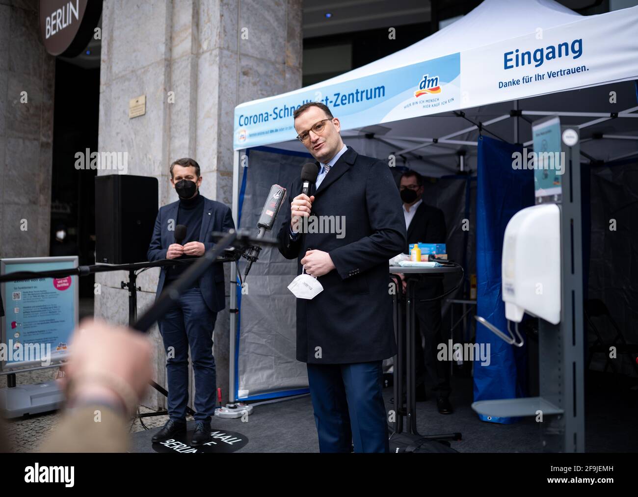 Berlin, Germany. 19th Apr, 2021. Jens Spahn (CDU), Federal Minister of ...