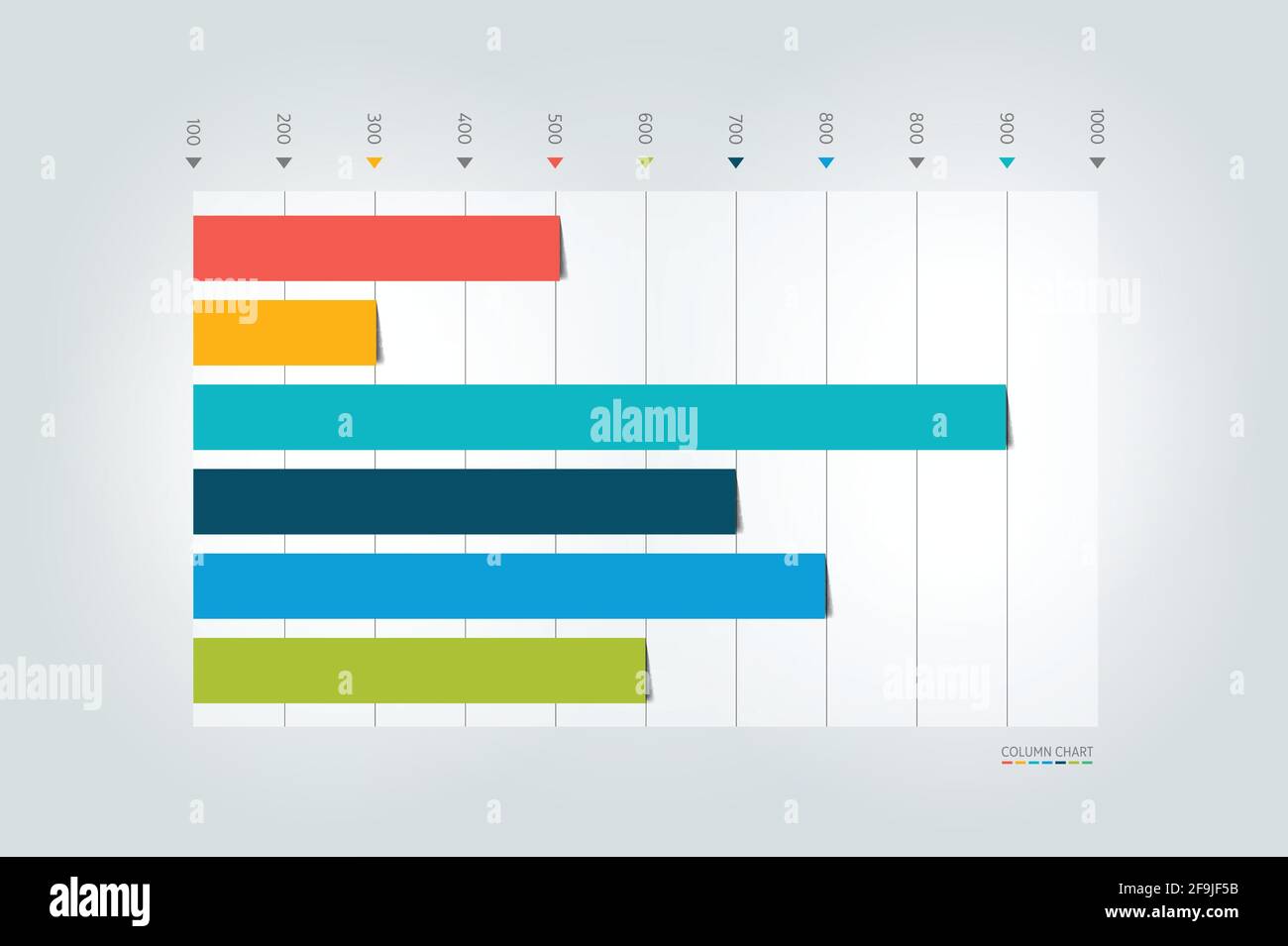 Column graph, chart template for infographics Stock Vector Image & Art ...