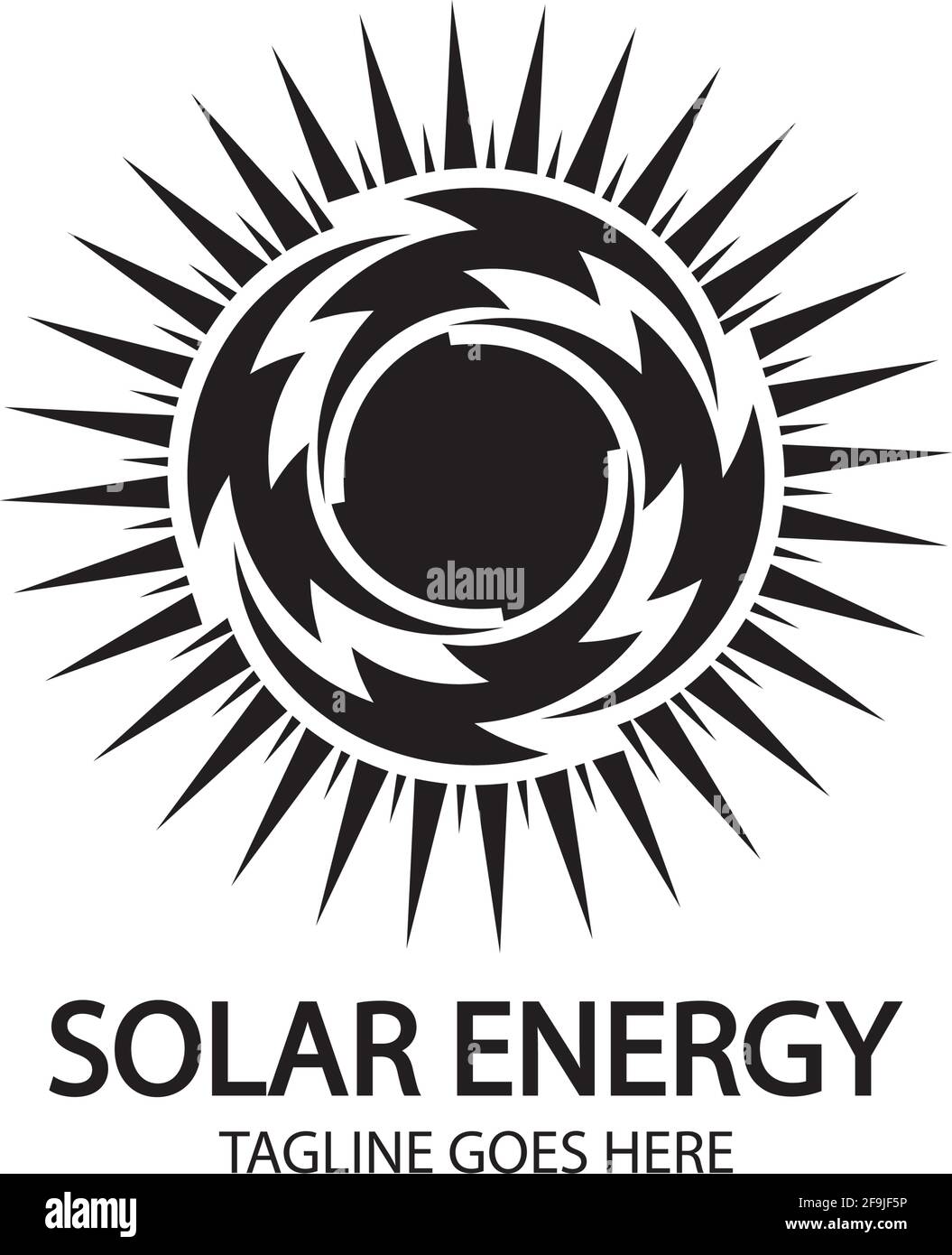 Solar energy panel and sun icon isolated on white background Stock ...