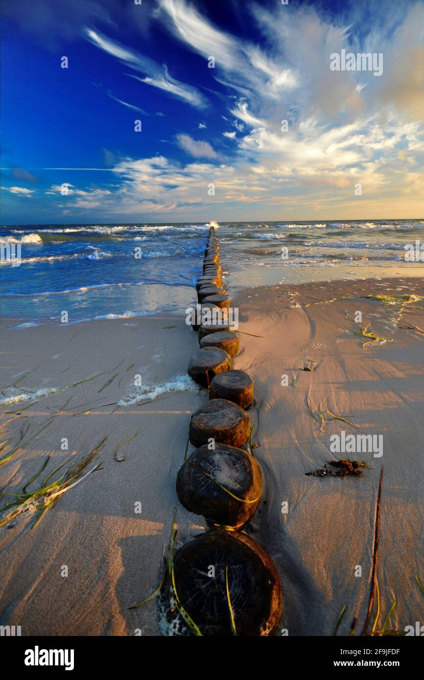 Old groin beach baltic hi-res stock photography and images - Alamy