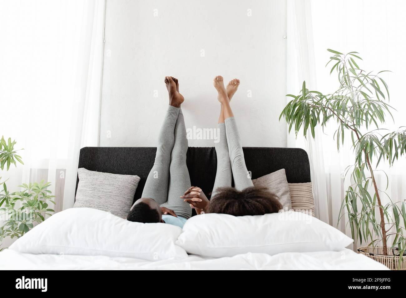 Relaxation, rest and romantic conversation at home during self ...