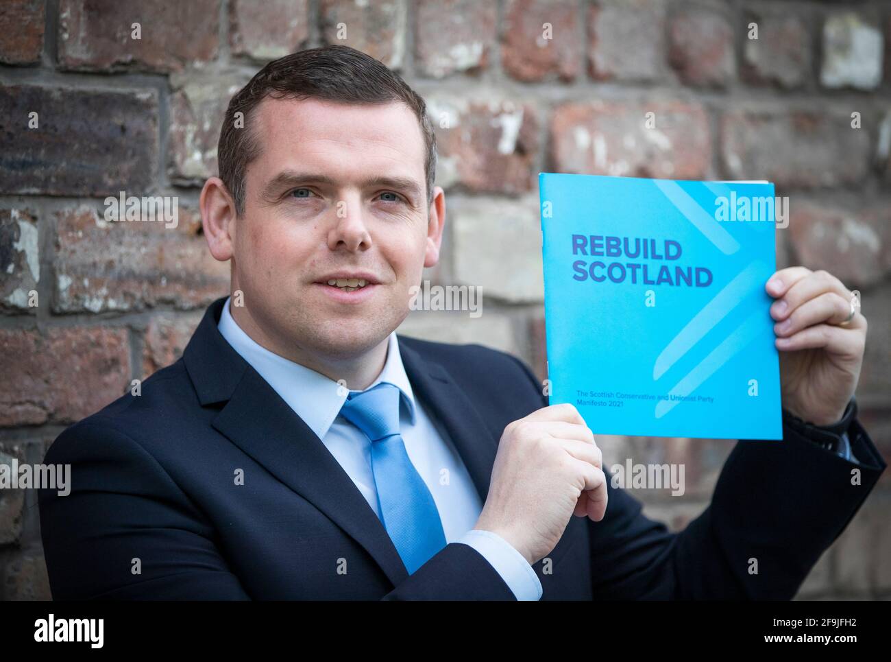 Scottish Conservative leader Douglas Ross during the Scottish ...