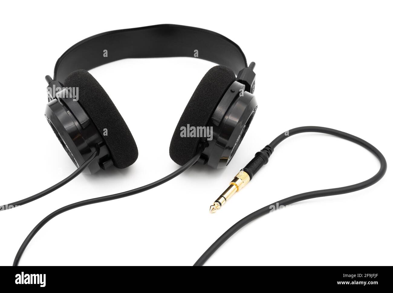 Grado Labs SR80e headphones cut out isolated on white background Stock ...