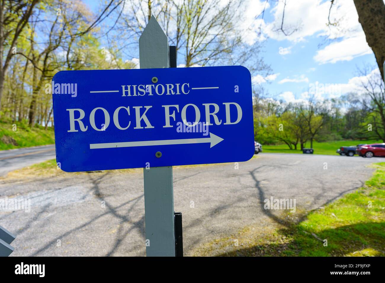Lancaster, PA, USA - April 18, 2021: Edward Hand, adjutant general to ...