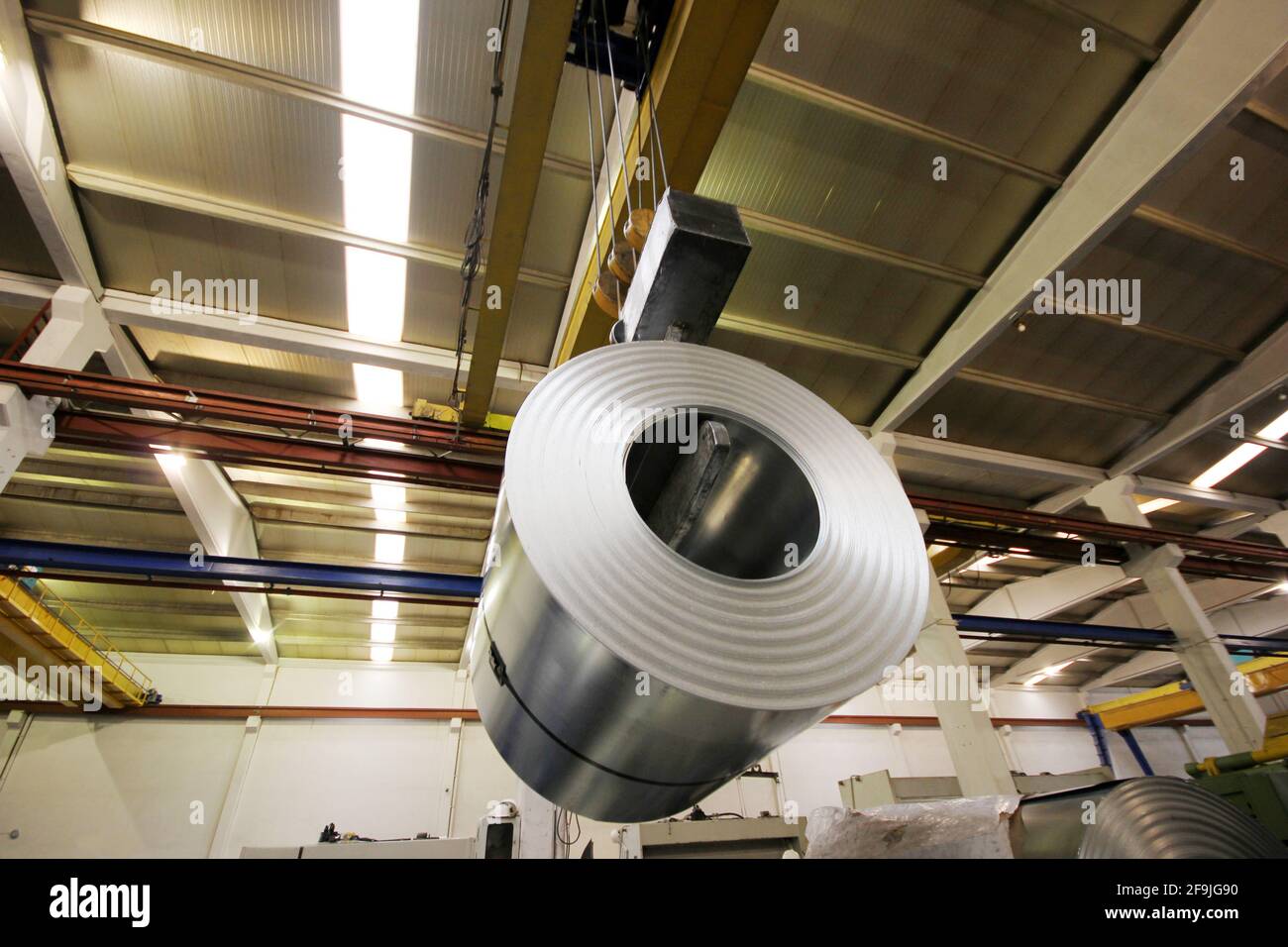 aluminum metal steel sheet production Stock Photo - Alamy