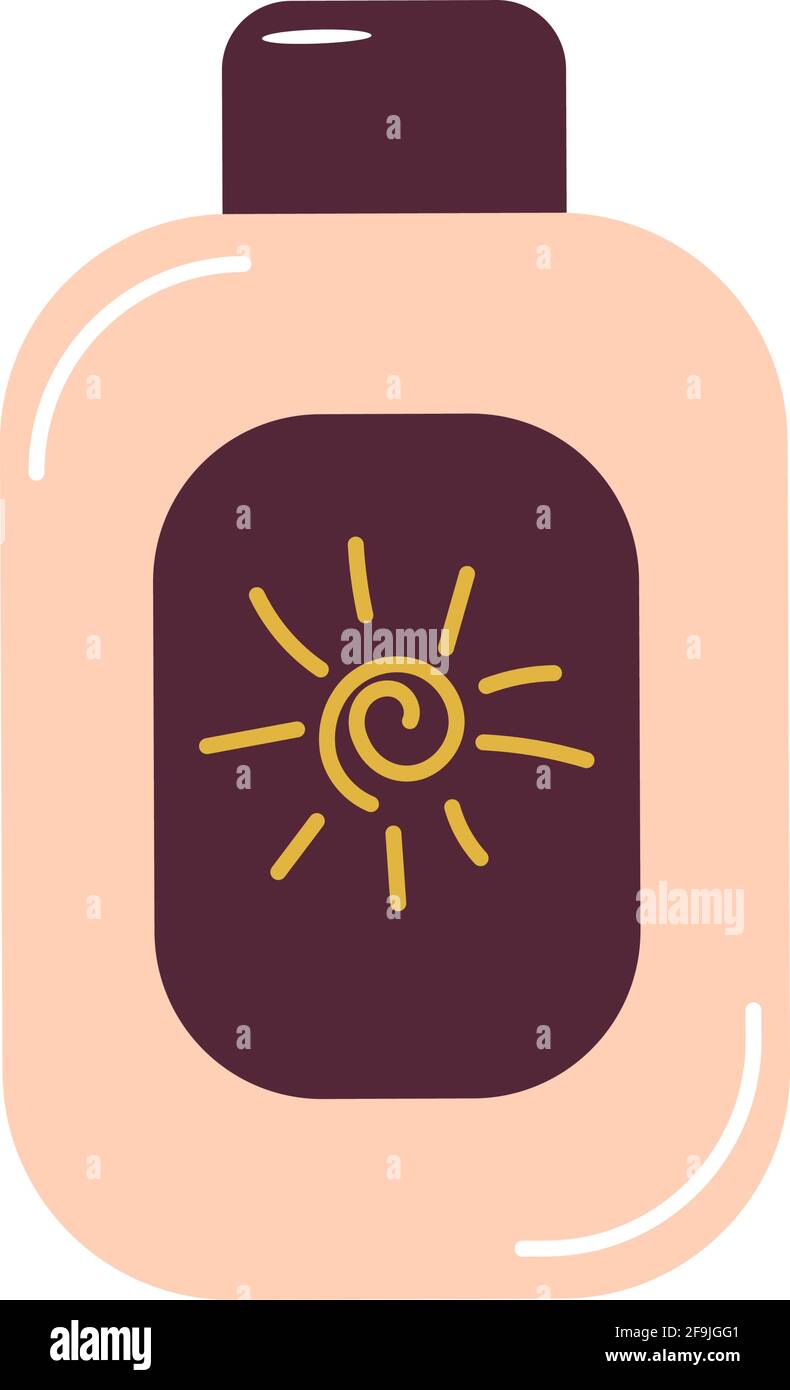 Spf cream in plastic Cut Out Stock Images & Pictures - Alamy