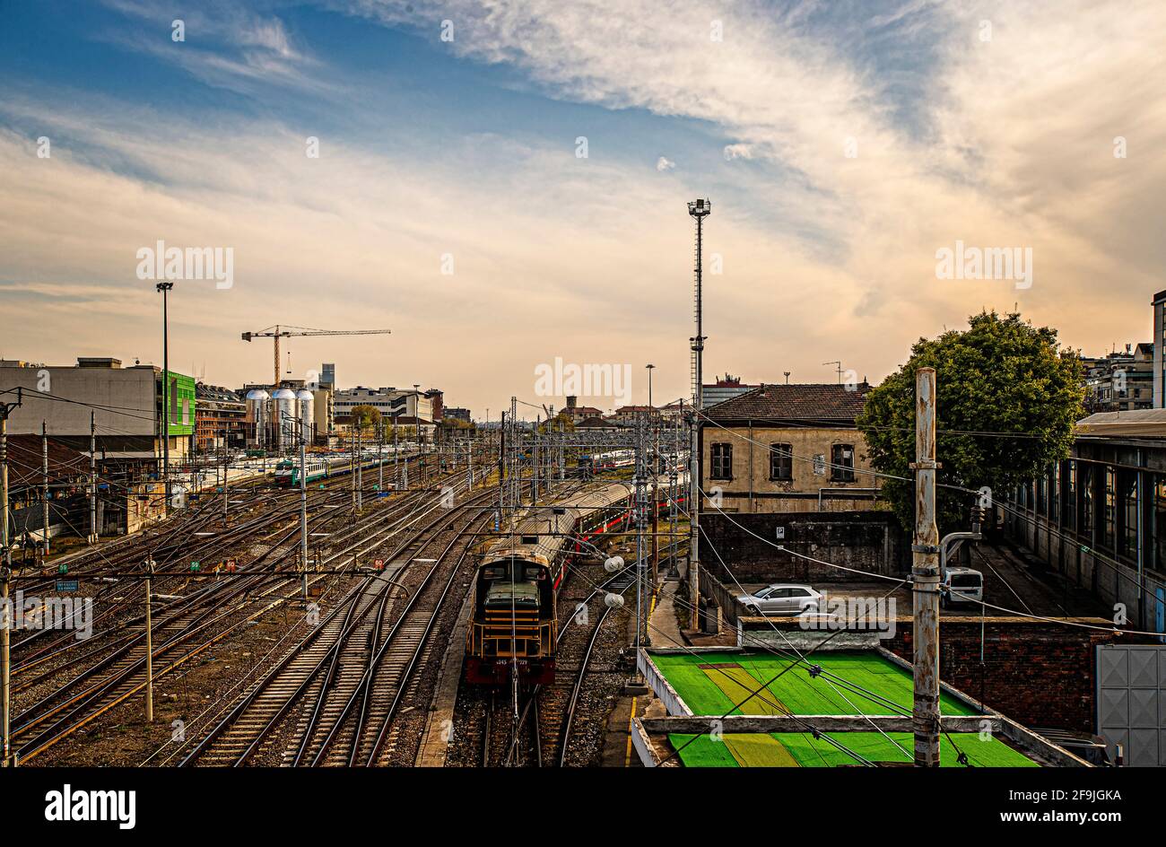 Italy Piedmont Turin Station of Porta Nuova Stock Photo - Alamy