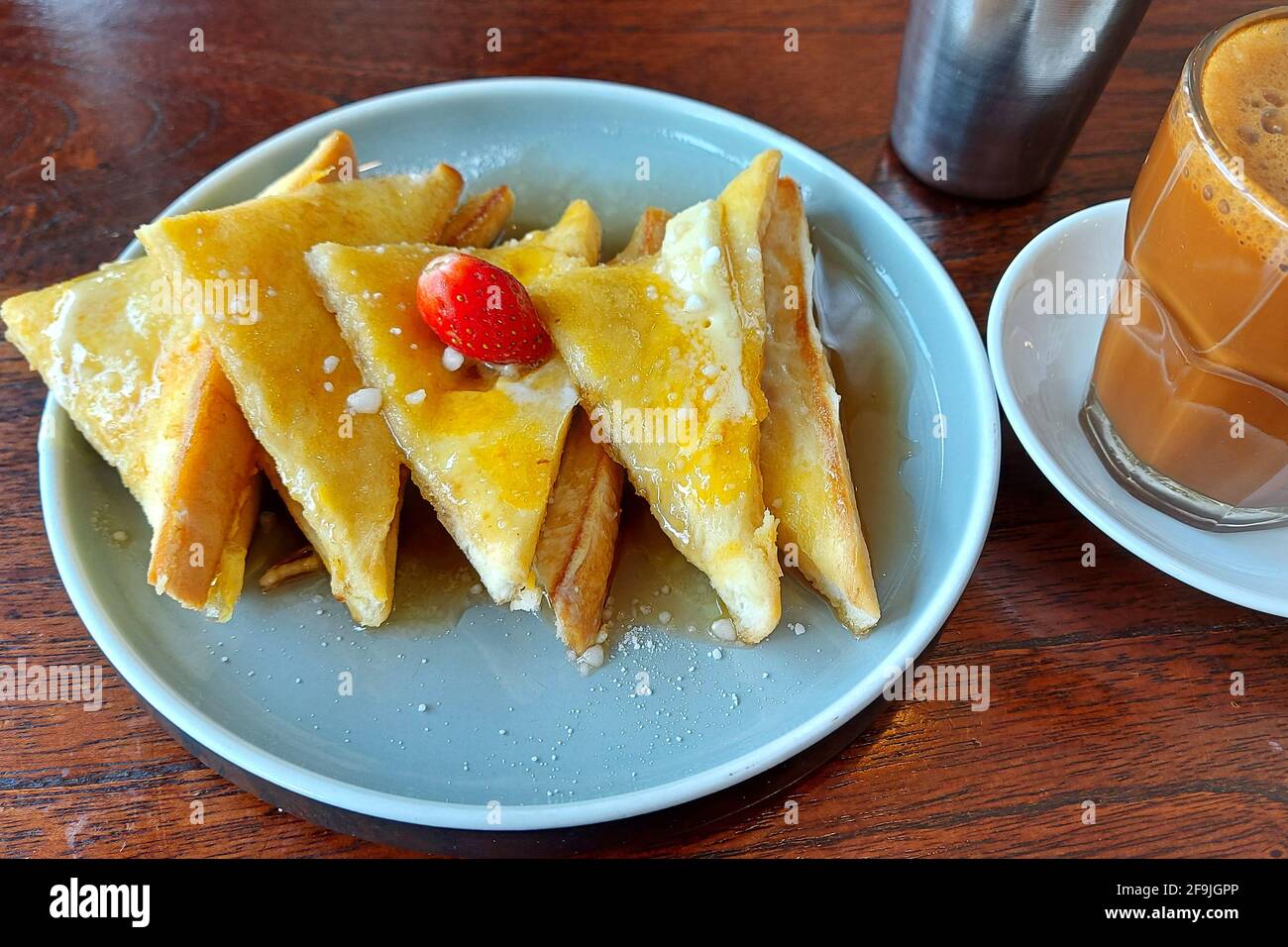 Butter Toast at Malacca Toast, Sunter, Jakarta Stock Photo - Alamy