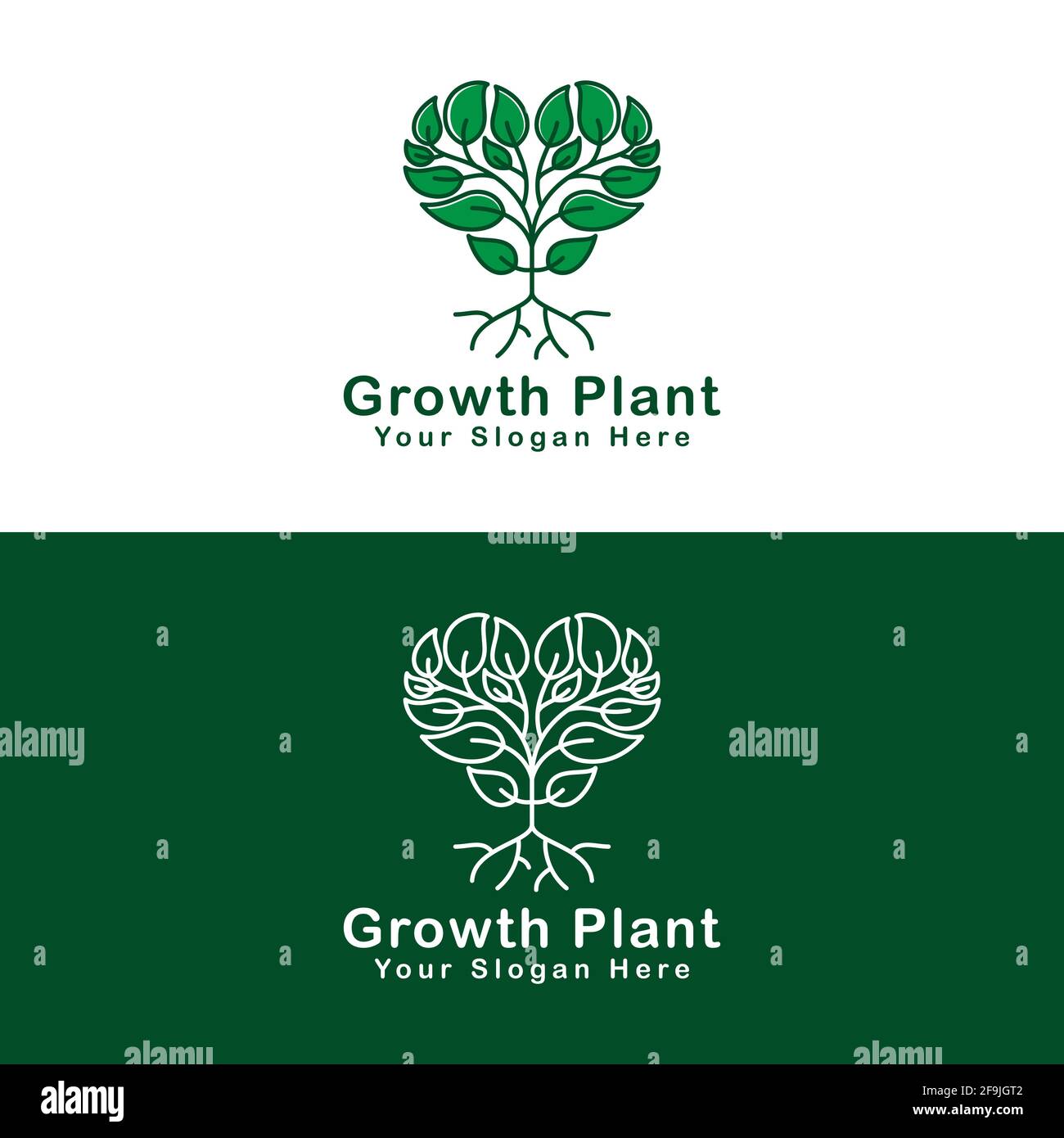 Logo symbol abstract vector growth Stock Vector Images - Alamy