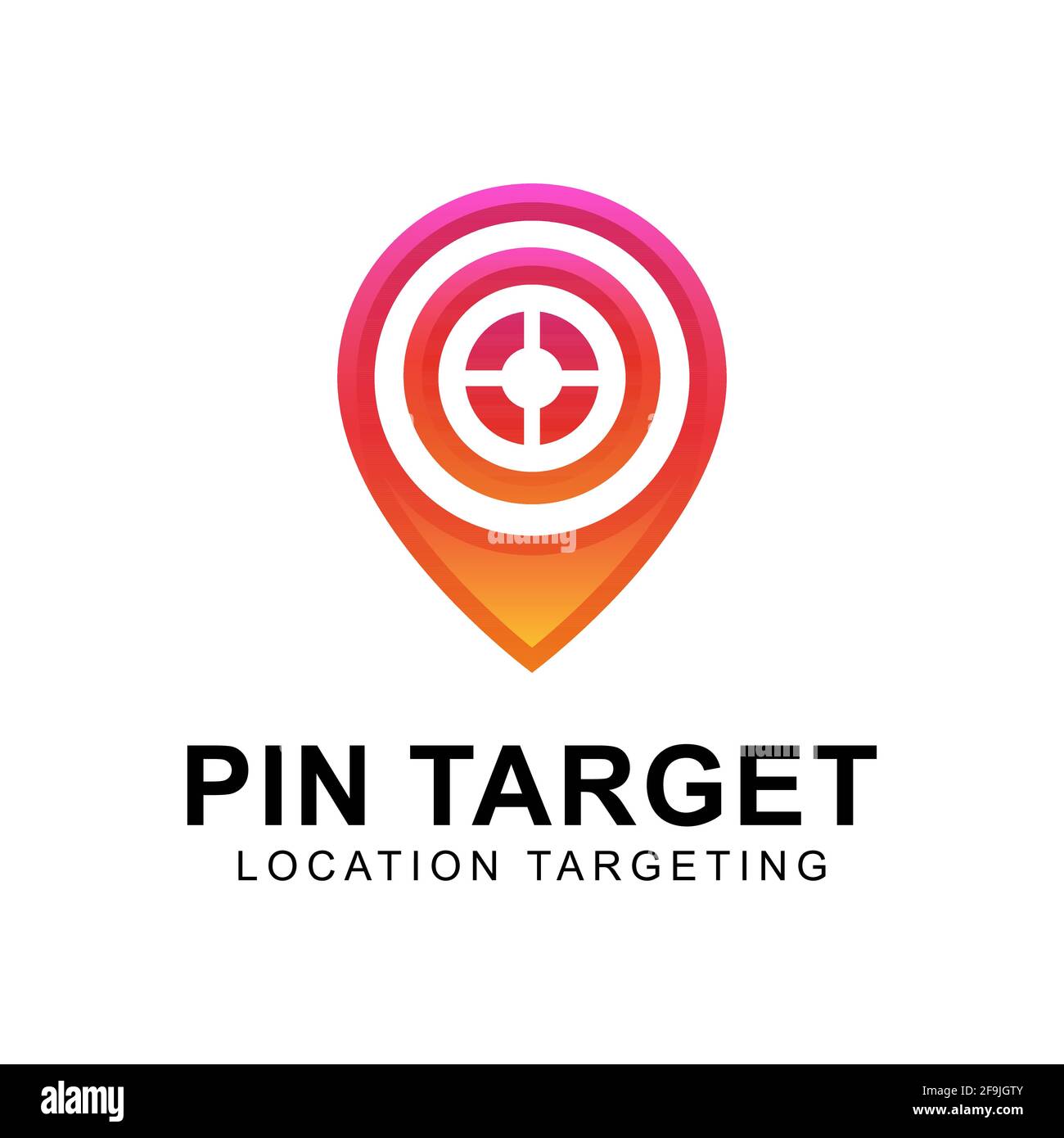 Pin business logo Stock Vector Images - Alamy