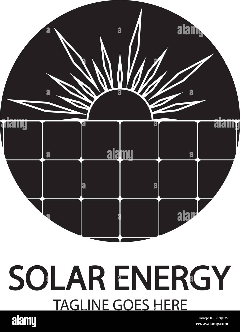 Solar logo energy icon vector design Stock Vector Image & Art - Alamy