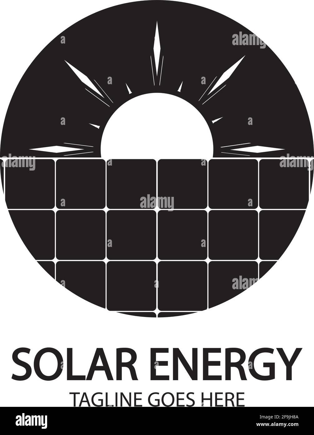 Solar logo energy icon vector design Stock Vector Image & Art - Alamy