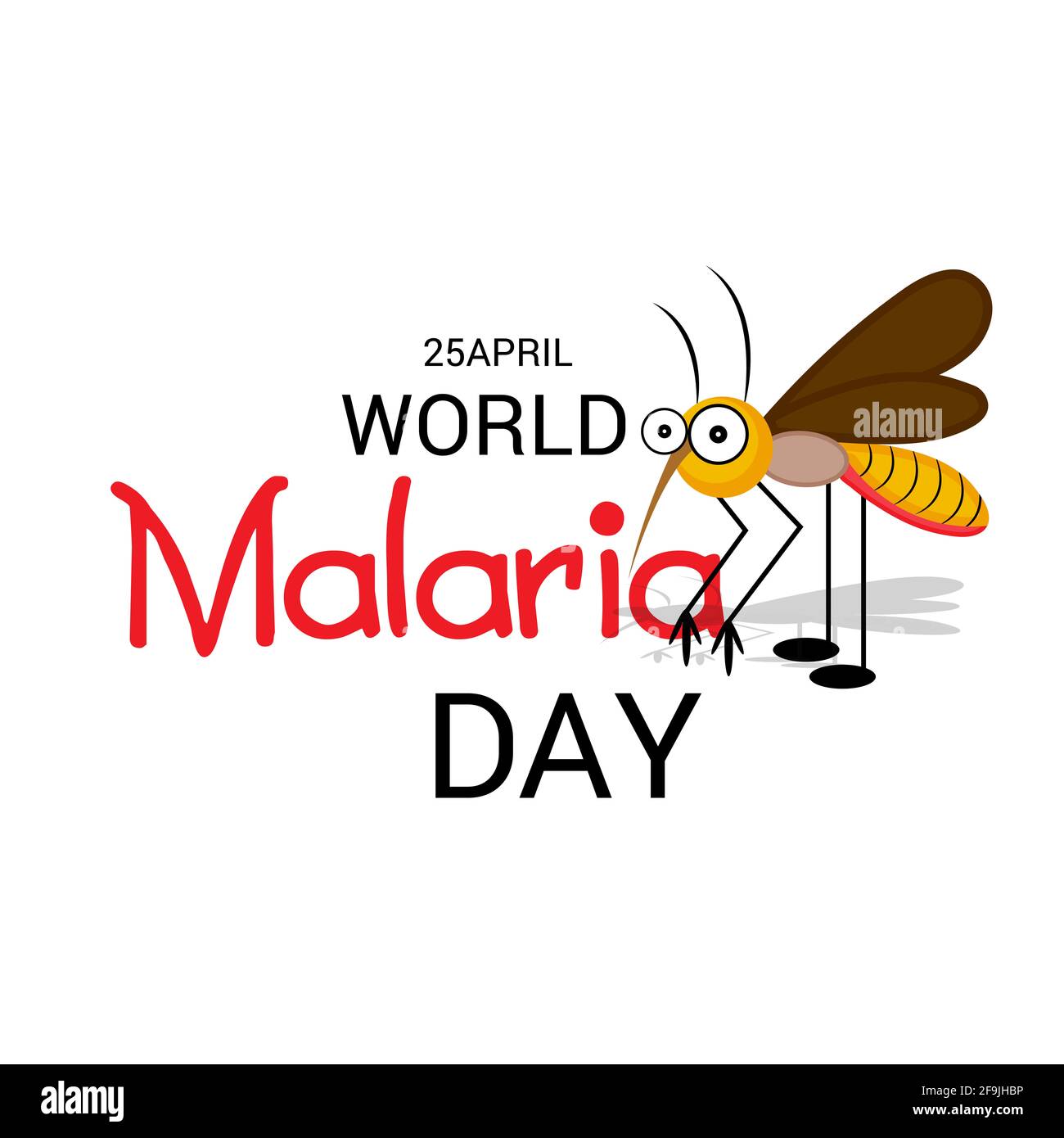 Vector illustration of a Background for World Malaria Day Stock Photo ...
