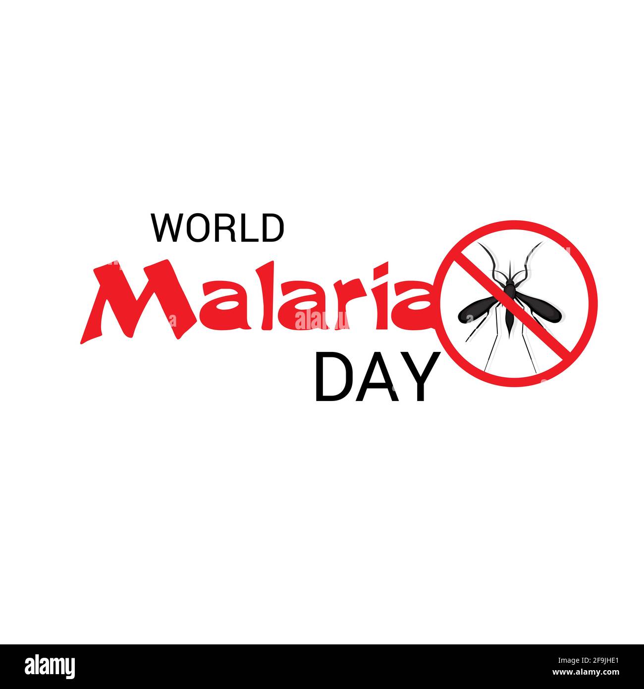 Vector illustration of a Background for World Malaria Day Stock Photo ...