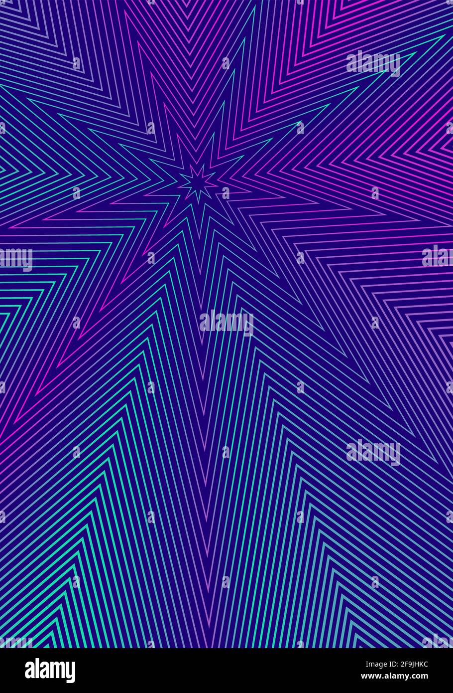 Minimal cover design template. Modern brochure layout. Neon vibrant ...