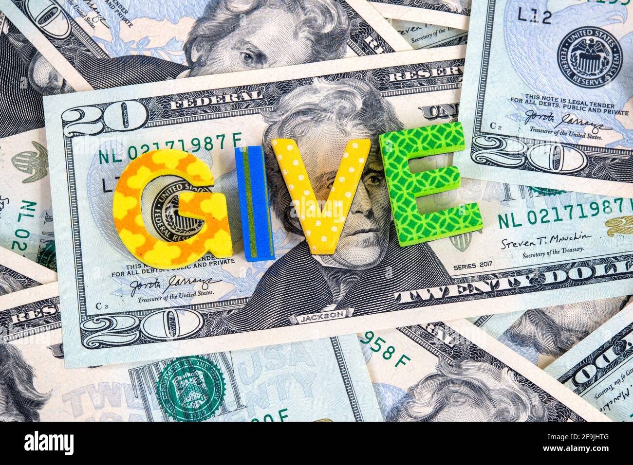 Money concepts with USD dollars Stock Photo - Alamy