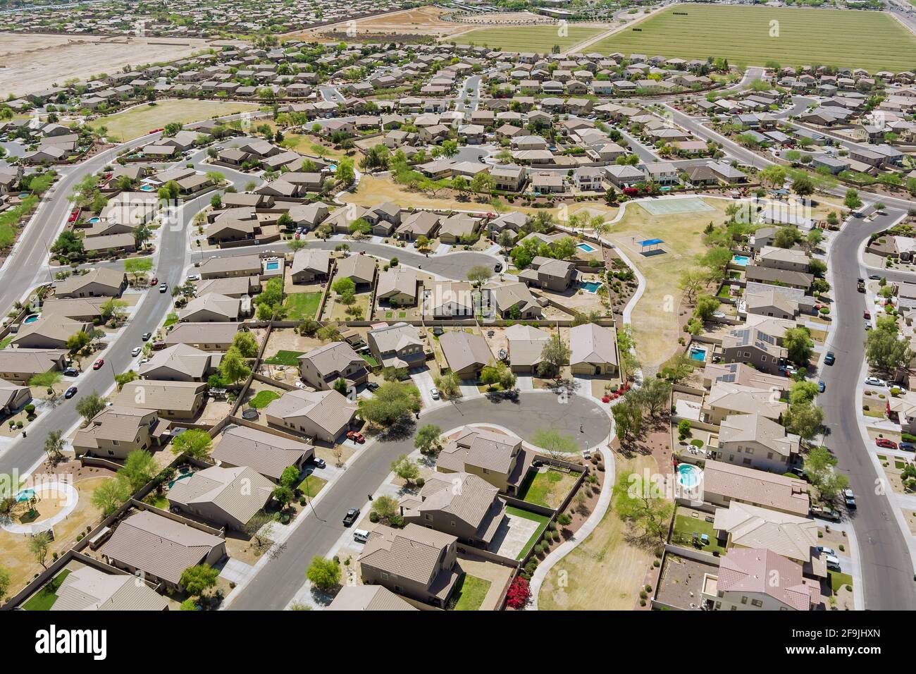 Town residential hi-res stock photography and images - Alamy