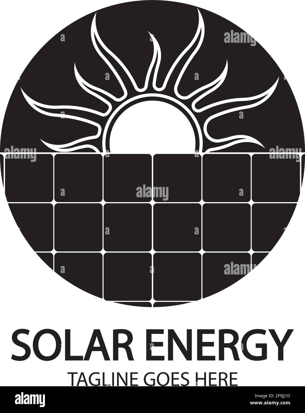 Solar logo energy icon vector design Stock Vector Image & Art - Alamy