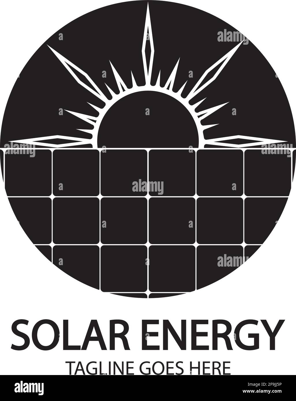Solar logo energy icon vector design Stock Vector Image & Art - Alamy