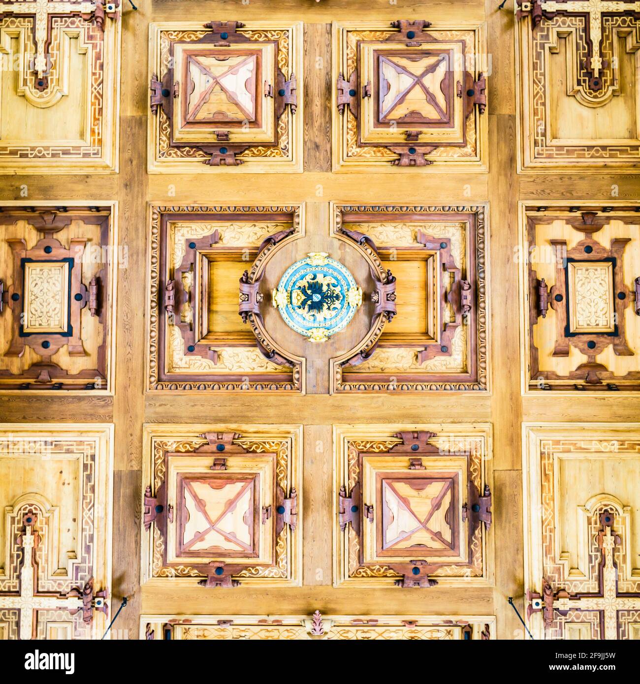 Beautiful ceiling of Dachau Palace in Dachau, Germany Stock Photo - Alamy