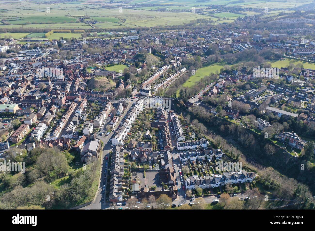 Lewes aerial hi-res stock photography and images - Alamy