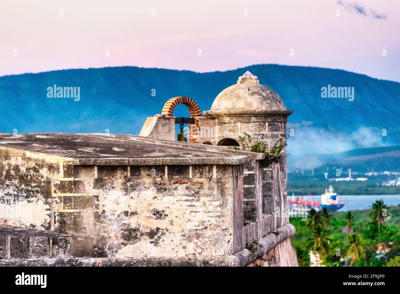 Saint Peter of the Rock colonial fort in Santiago de Cuba, Cuba Stock ...