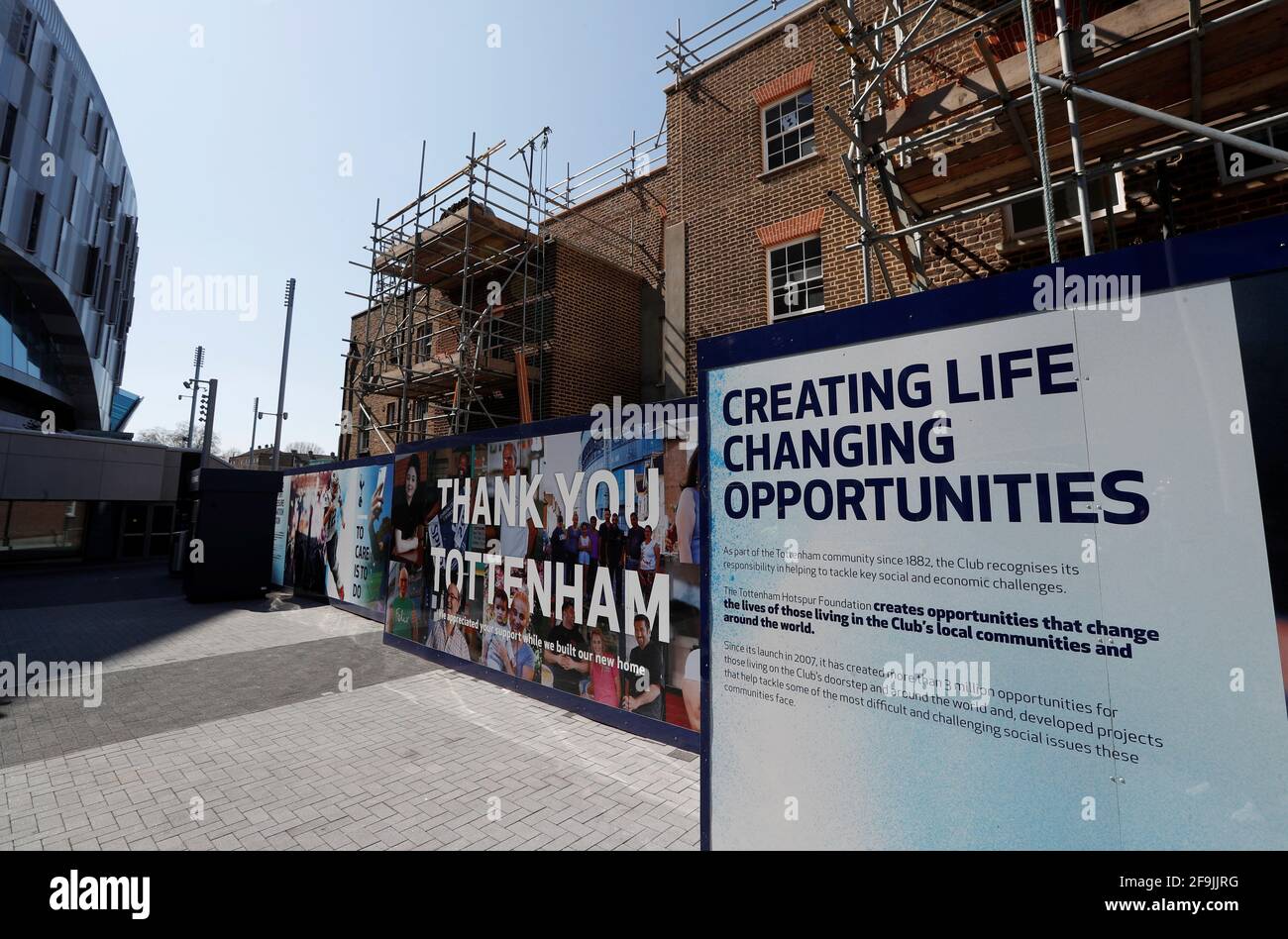 Soccer football signage hi-res stock photography and images - Alamy