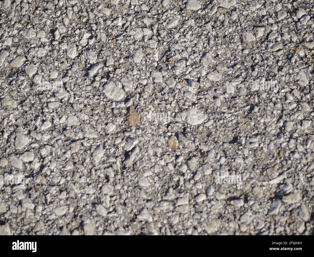 Closeup texture of crushed stone and sand mixture ground Stock Photo ...