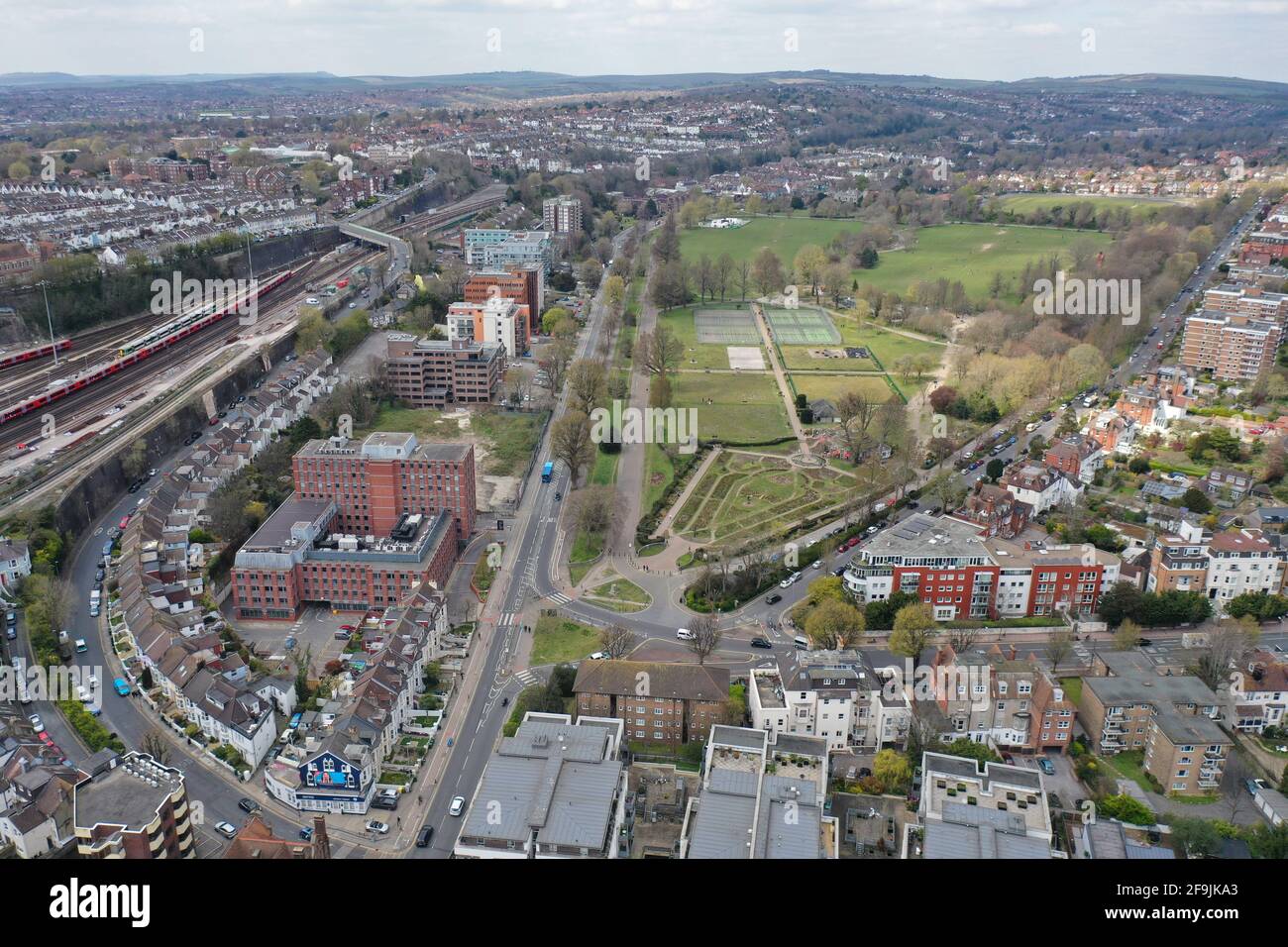 Preston station aerial hi-res stock photography and images - Alamy