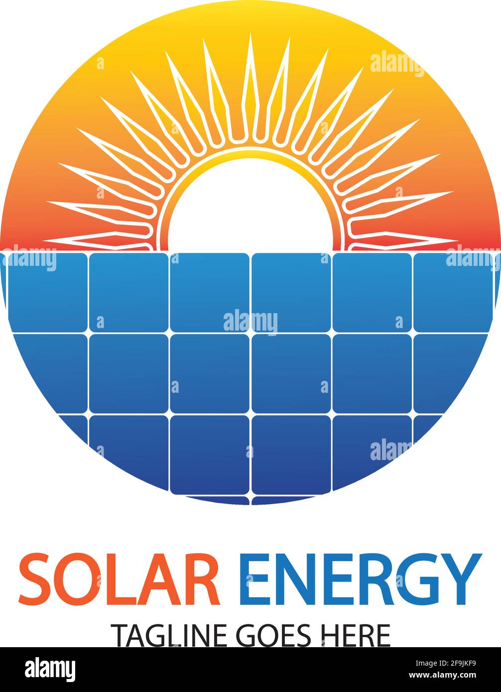 Sun solar energy logo design template. solar tech logo designs Stock ...