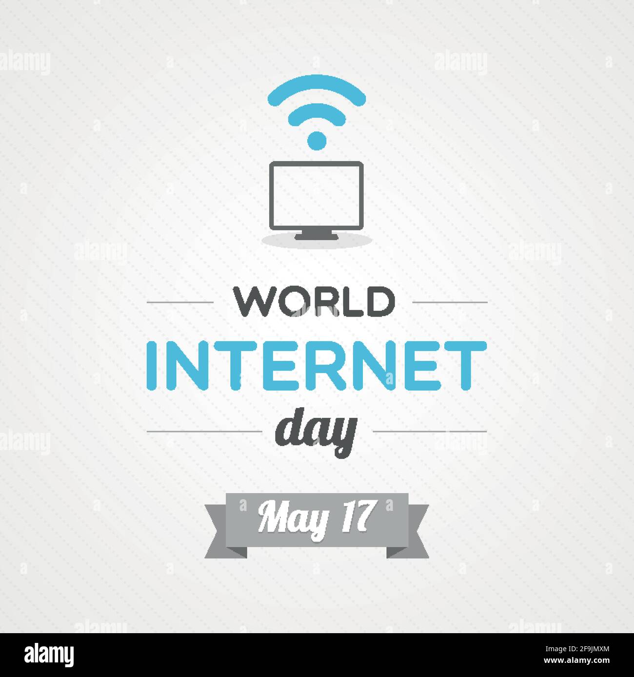 World Internet Day. May 17. Vector illustration, flat design Stock ...