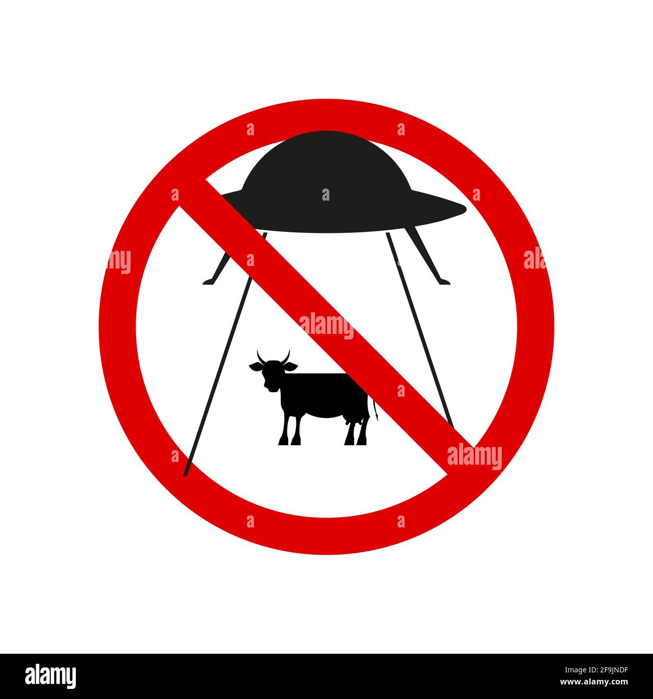 Cow alien Stock Vector Images - Alamy