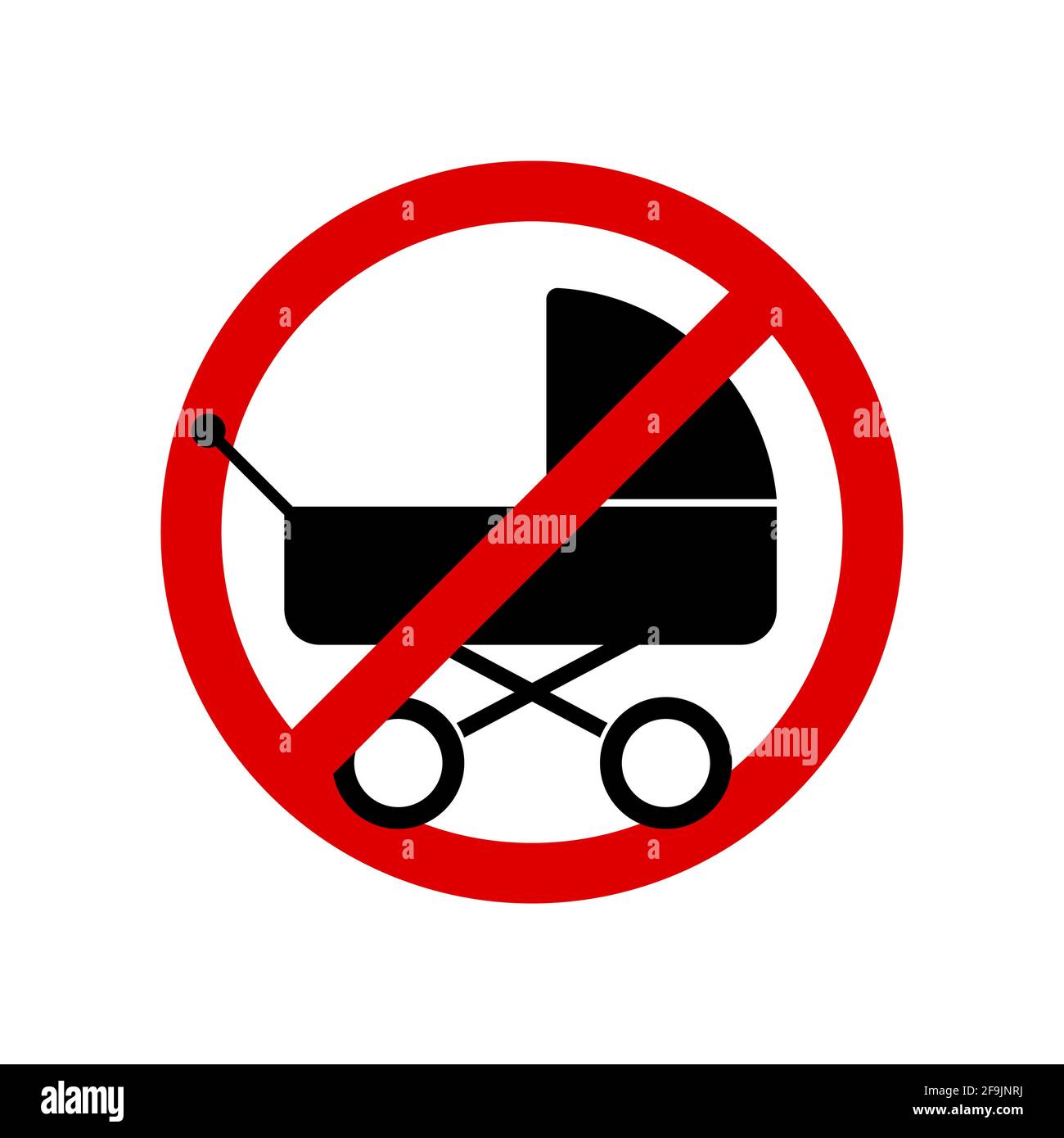 Prohibition sign child Stock Vector Images - Alamy