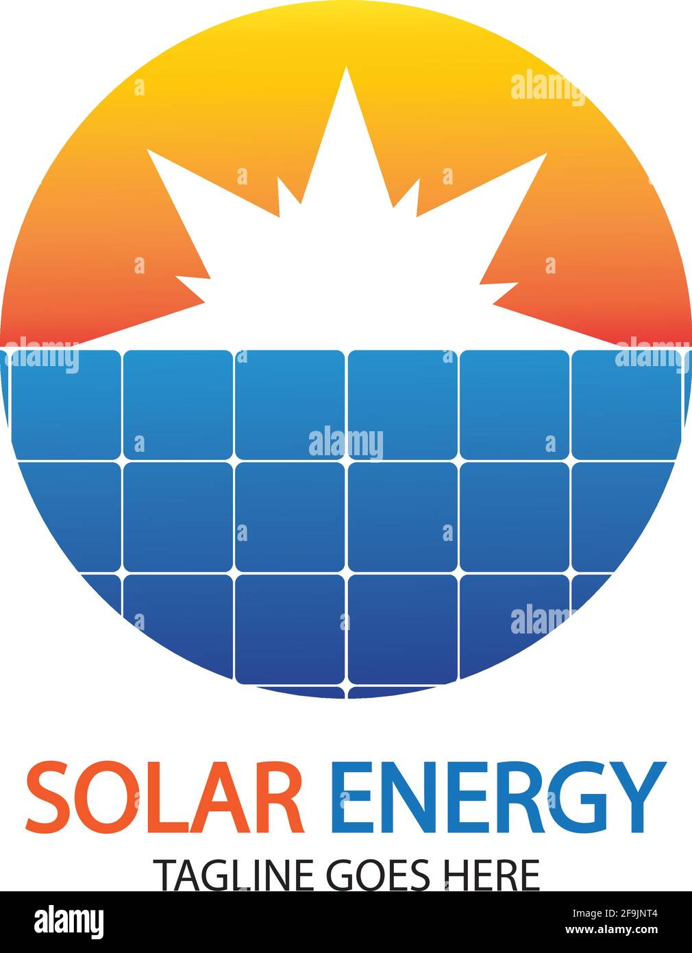Sun solar energy logo design template. solar tech logo designs Stock ...