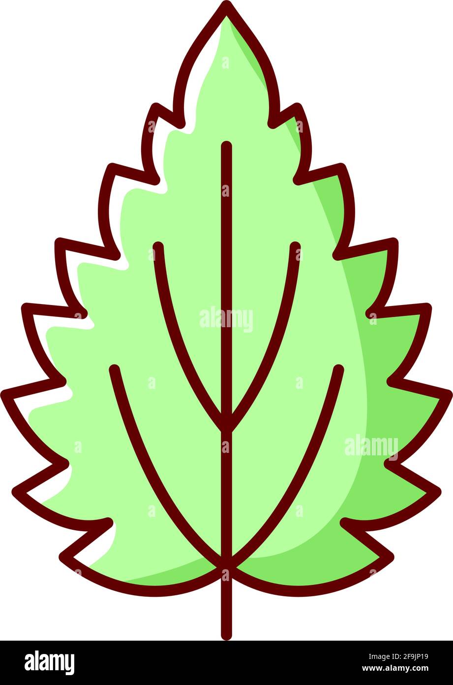 Nettle RGB color icon Stock Vector Image & Art - Alamy