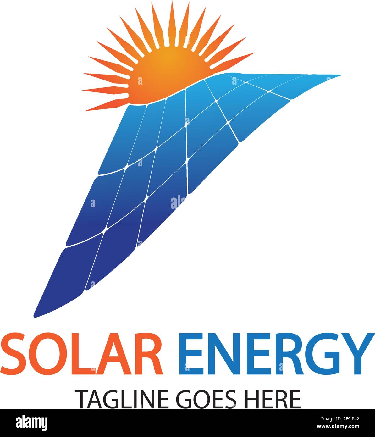 Sun solar energy logo design template. solar tech logo designs Stock ...