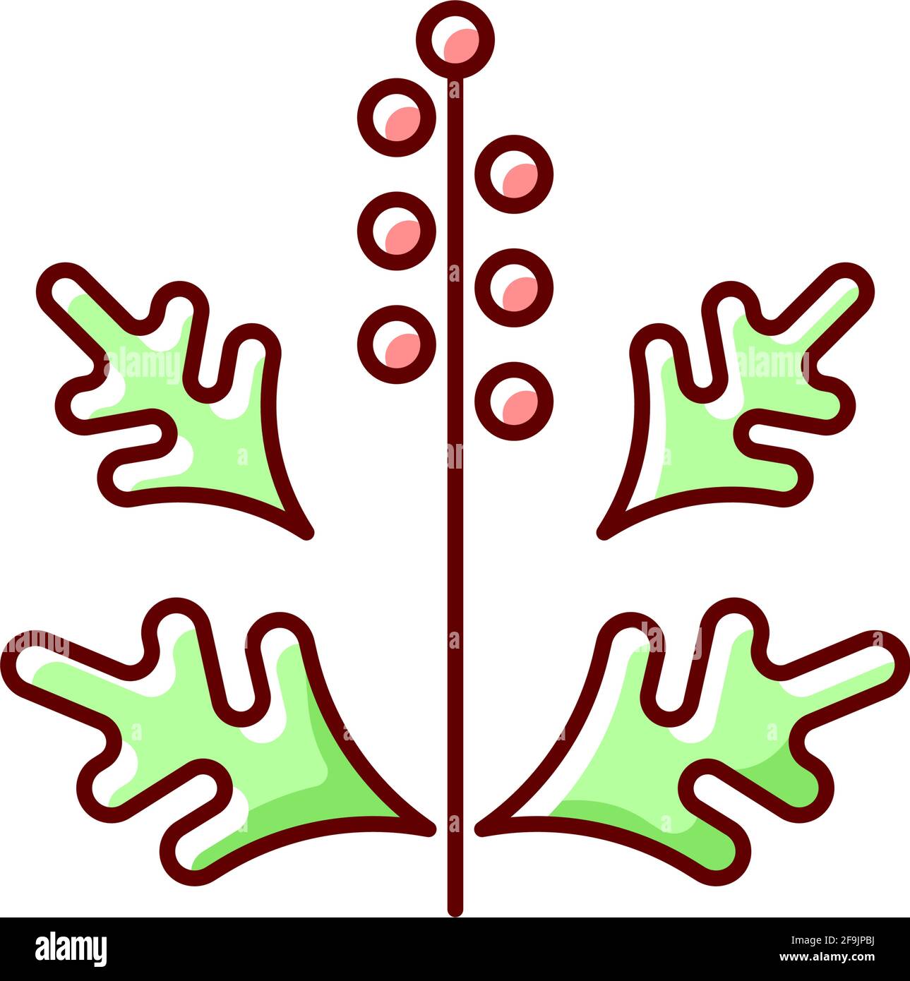 Ragweed pollen RGB color icon Stock Vector Image & Art - Alamy