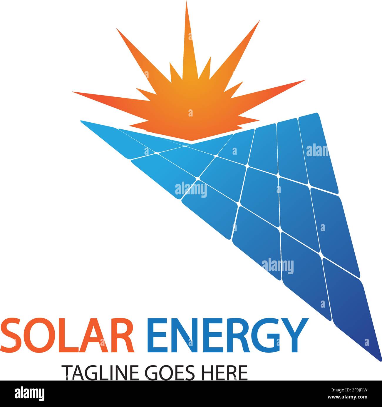 Sun solar energy logo design template. solar tech logo designs Stock ...