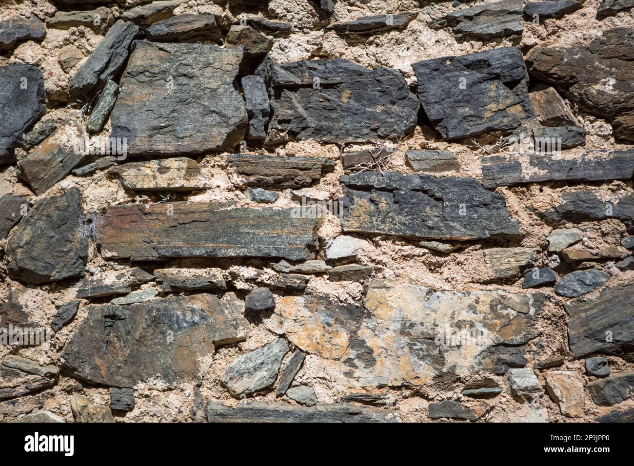 Architecture textures, detailed rusty and rustic old wall masonry ...