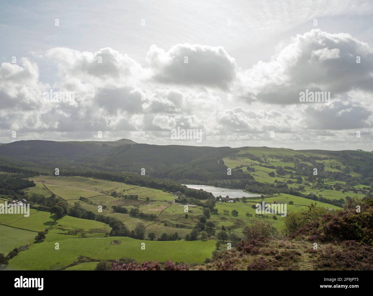 Ridgegate Reservoir Shutlingsloe and the Macclesfield Forest viewed ...