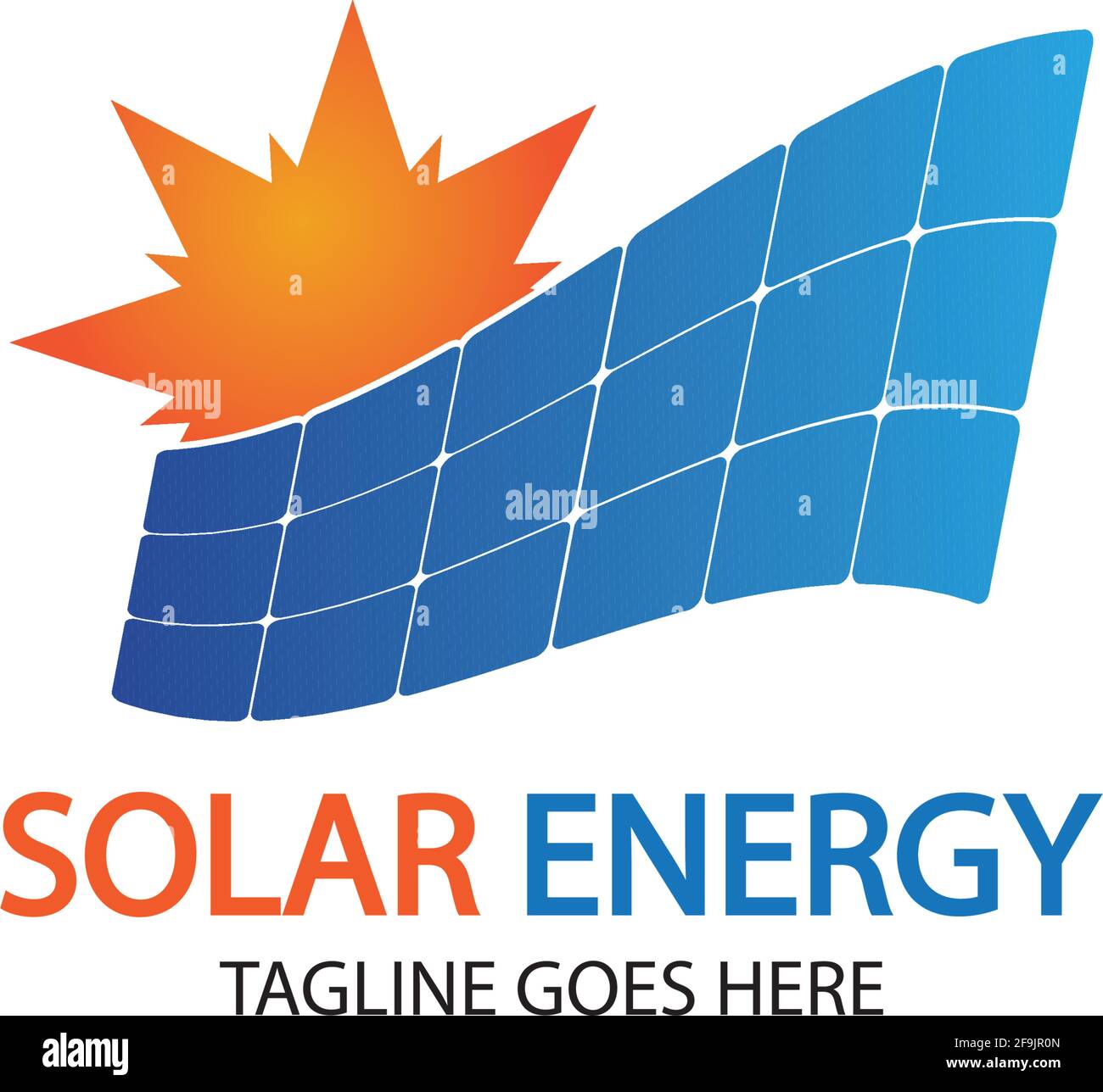 Sun solar energy logo design template. solar tech logo designs Stock ...