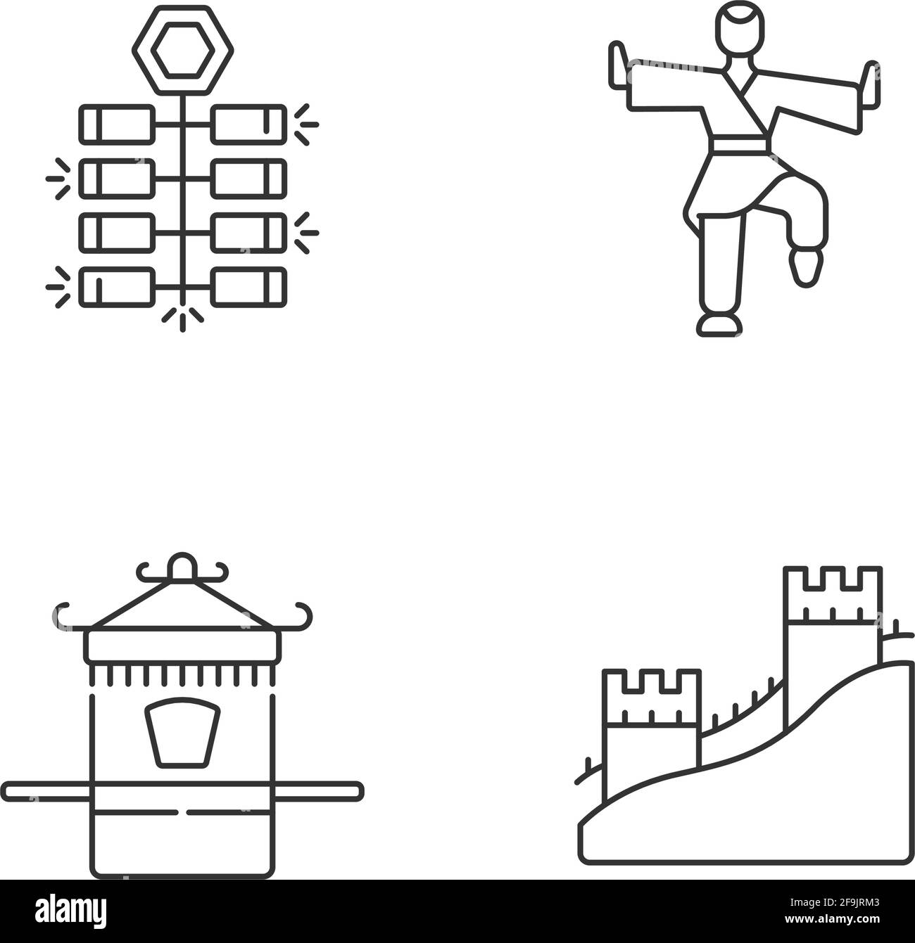 Chair linear icons set Cut Out Stock Images & Pictures - Alamy