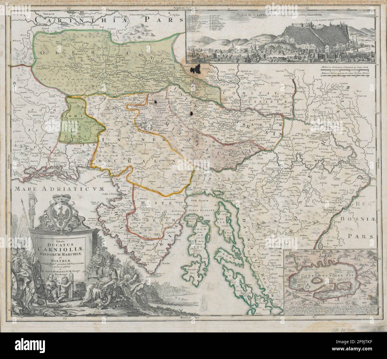 Carniola map hi-res stock photography and images - Alamy