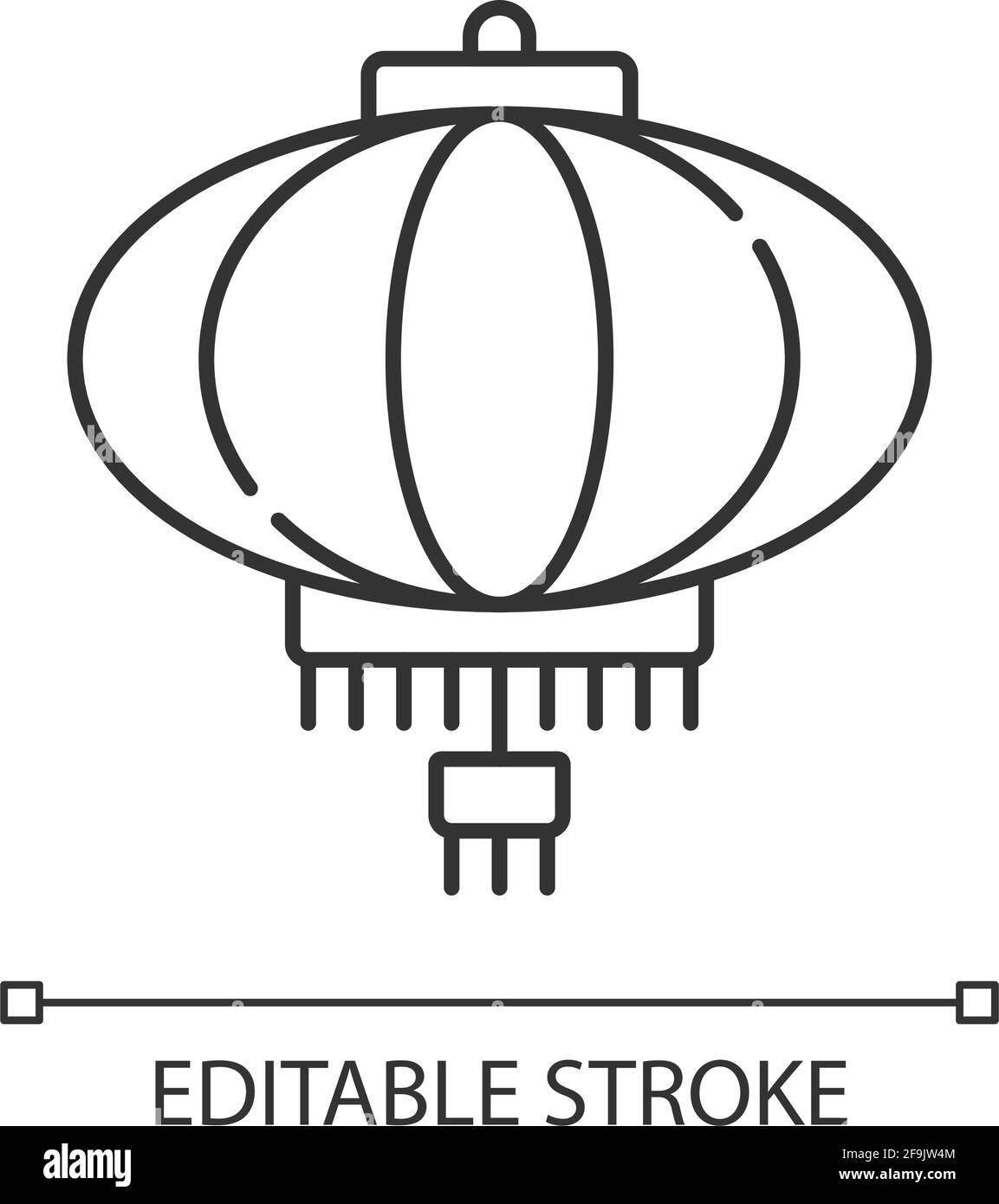 Hanging chinese lamp Black and White Stock Photos & Images - Alamy